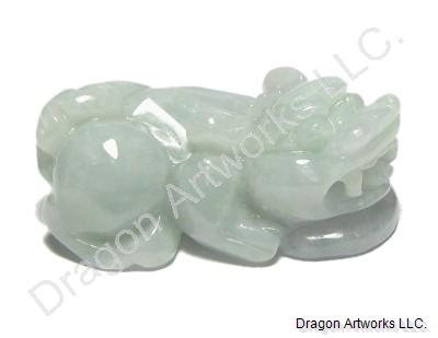 Loyal Guardian Jade Pi Xiu Pendant